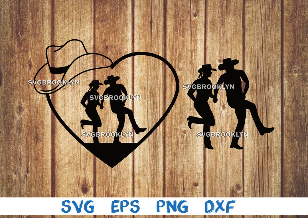 Dancing Cowboy, Dancing Cowgirl, Country Dance, Line Dance, Cowboy ...