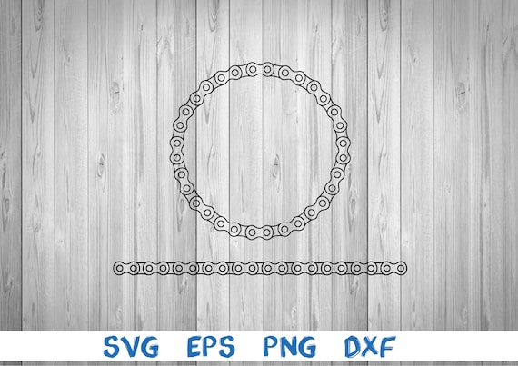 Bicycle Chain Chain Bicycle Silhouette Picture Svg Png - Etsy