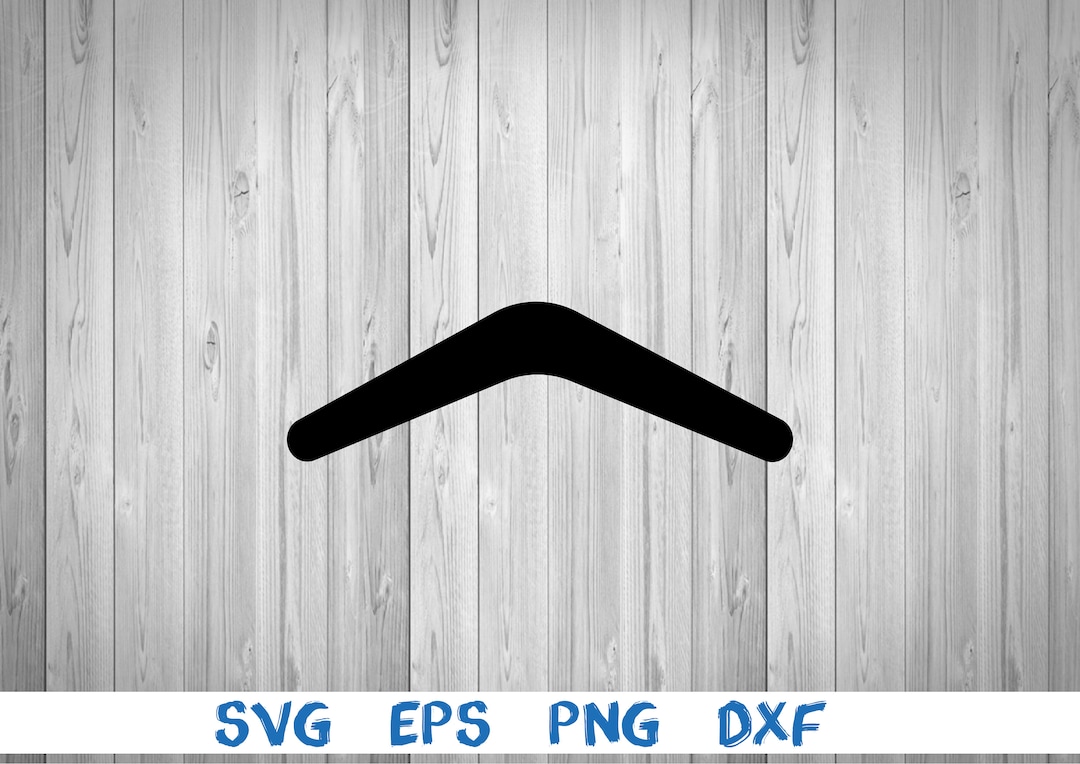 Boomerang, Silhouette, Picture, Svg, Png, Eps, Dxf, Digital Download ...