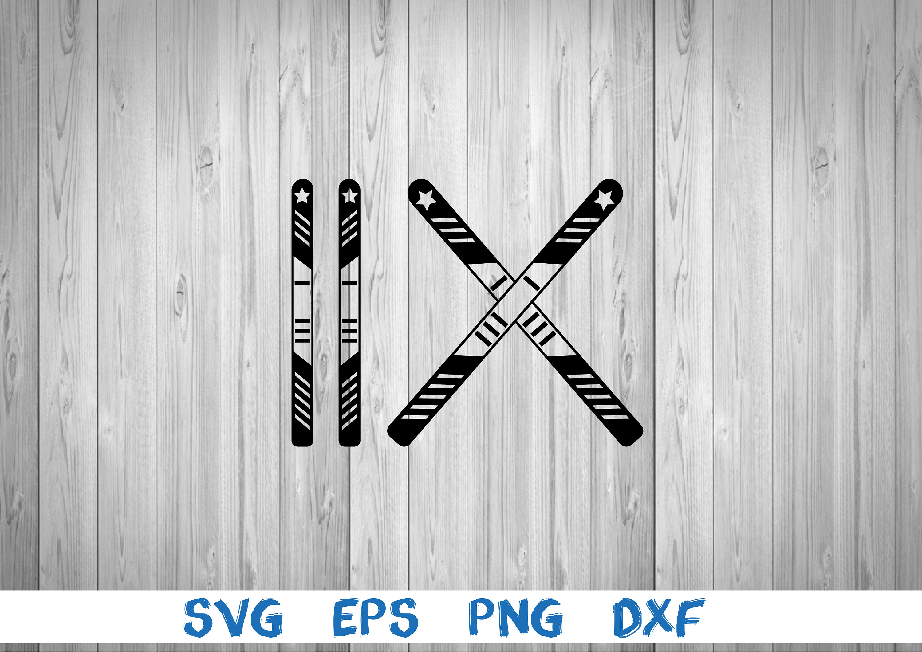 Skis, Outline, Crossed Skis, Skiing, Picture, Winter, Winter Sport ...