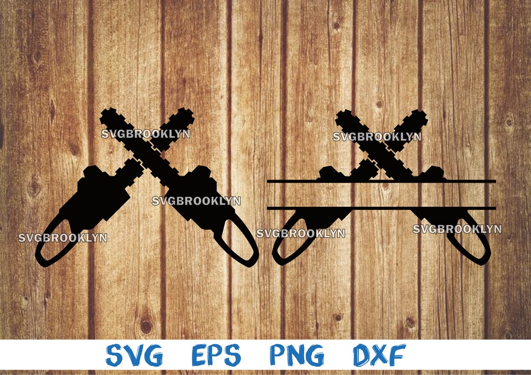 Chainsaw, Crossed Chainsaw, Crossing Chainsaw, Monogram, Silhouette ...