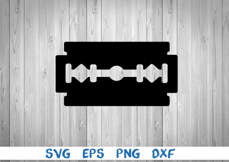 Razor Blade Silhouette Picture Svg Png Eps Dxf Digital - Etsy
