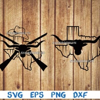 Longhorn Svg - Etsy
