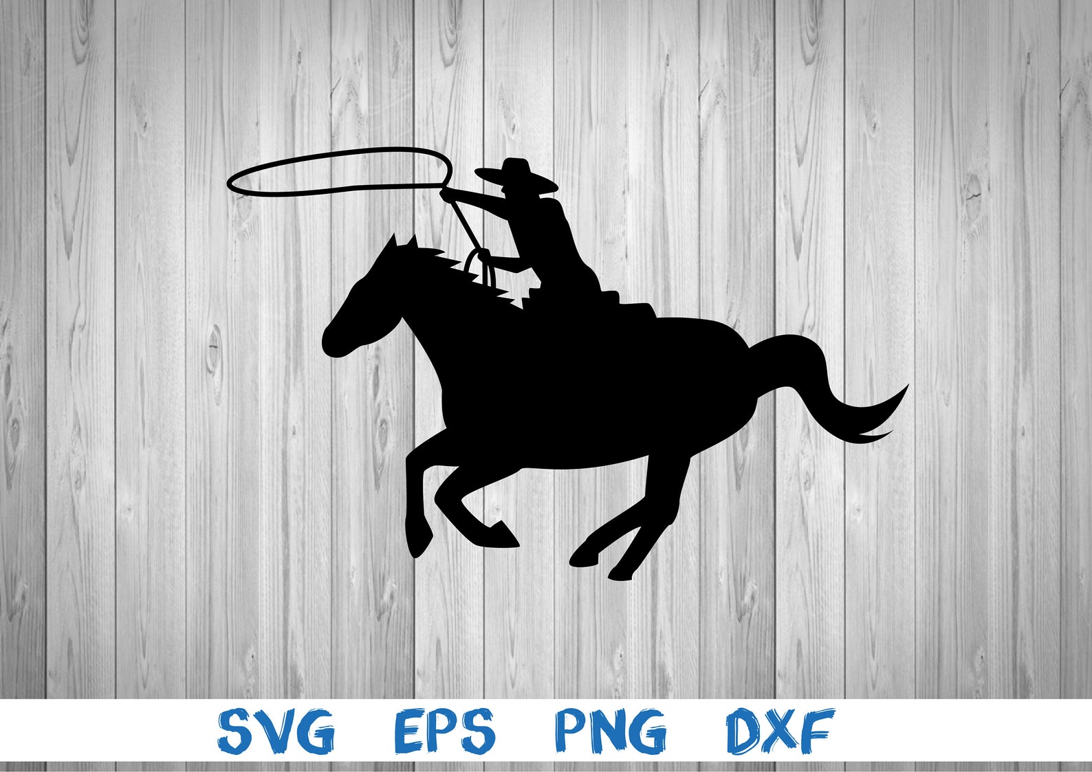 Roping Cowboy Roping Cowboy Team Roping Horse Silhouette | Etsy