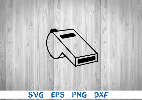 Whistle Silhouette Picture Svg Png Eps Dxf Digital | Etsy