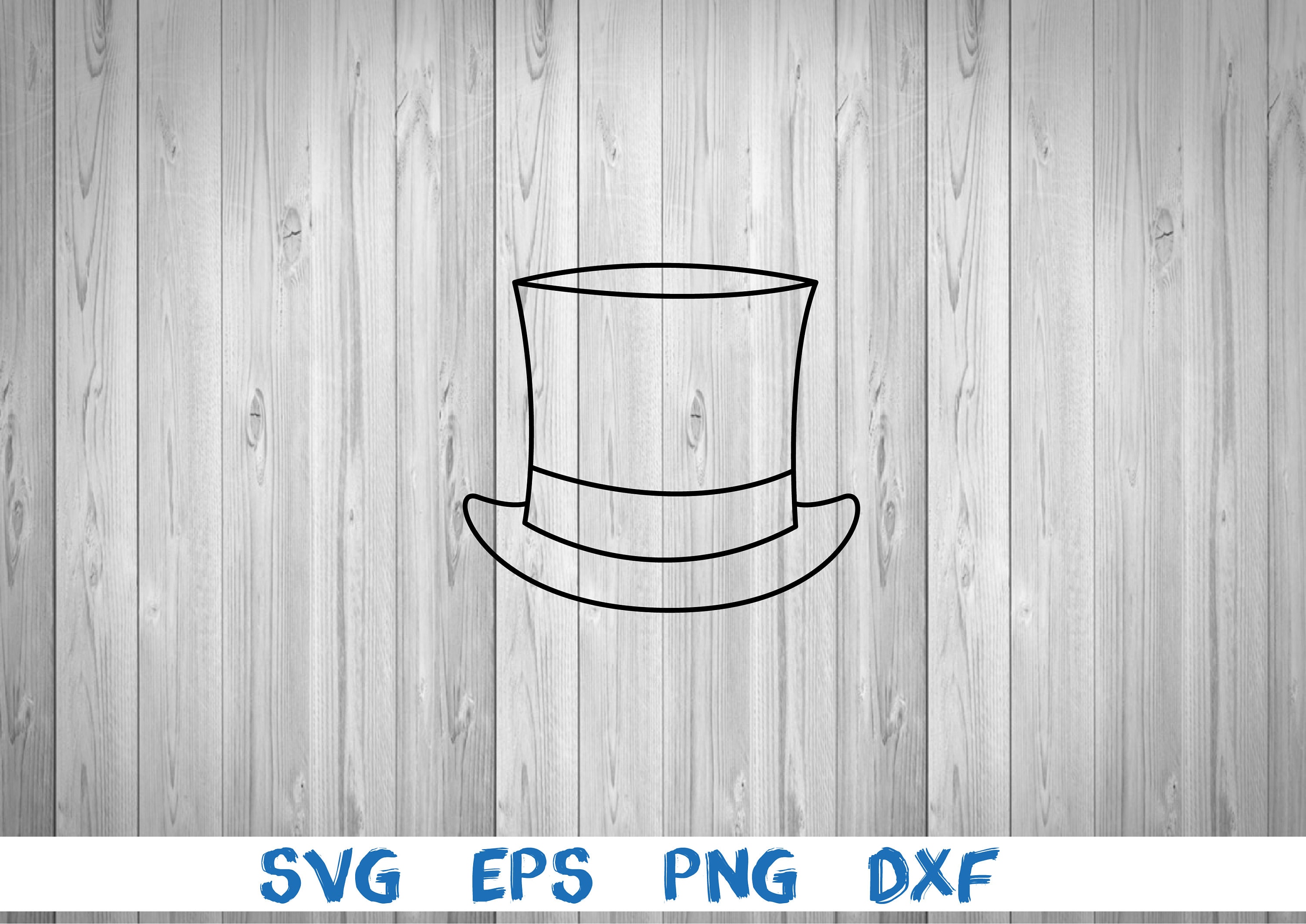 Top Hat, Top Cap, Hat, Outline, Silhouette, Picture, Svg, Png, Eps, Dxf ...
