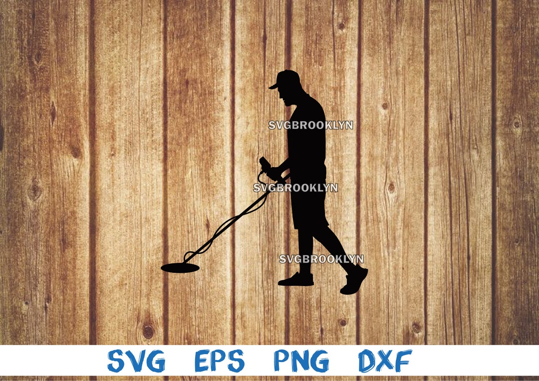 Metal Detectorist, Detectorist, Man, Silhouette, Walking Detectorist ...