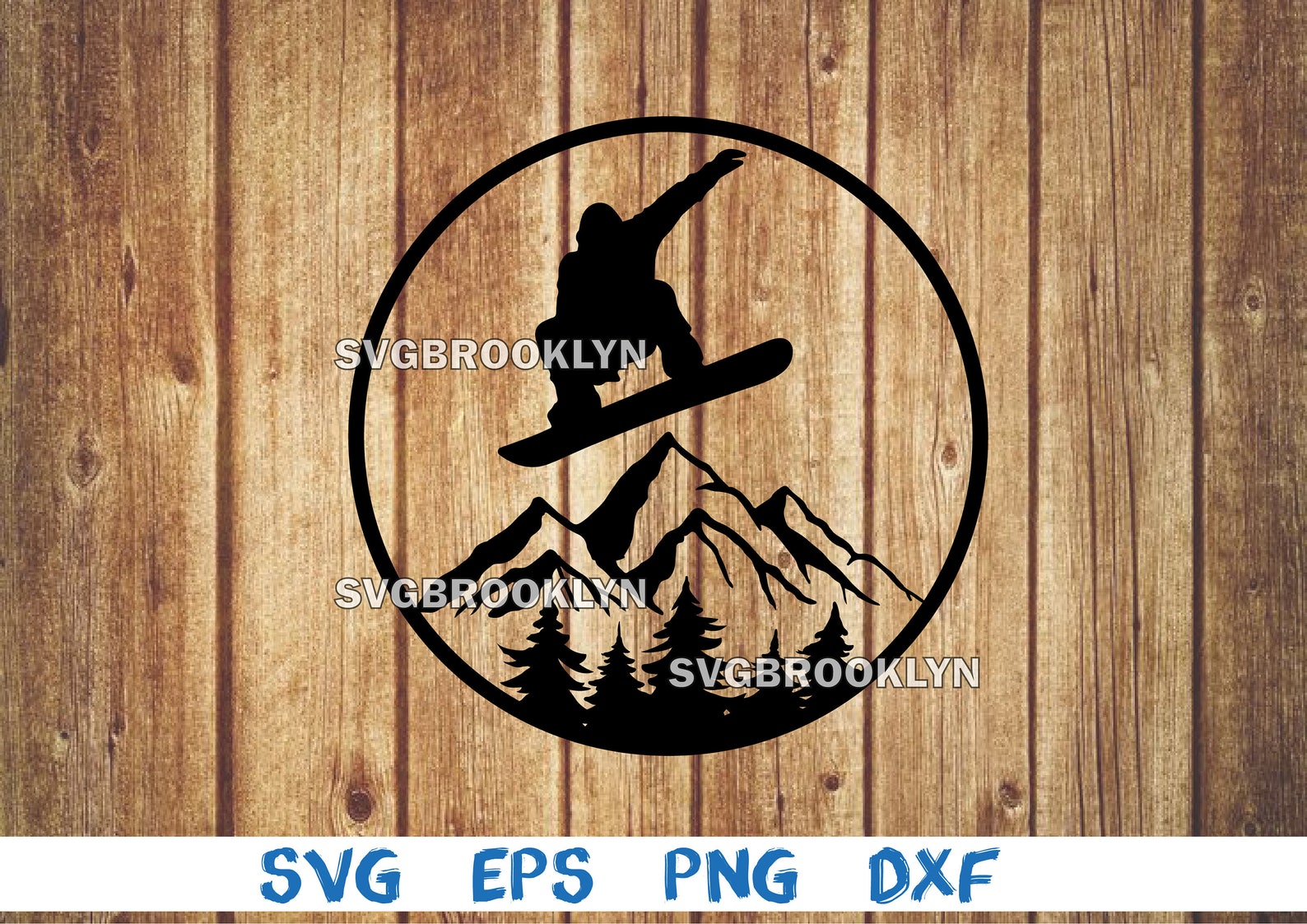 Snowboard, Snowboarding, Mountain, Landscape, Forest, Silhouette, Svg ...