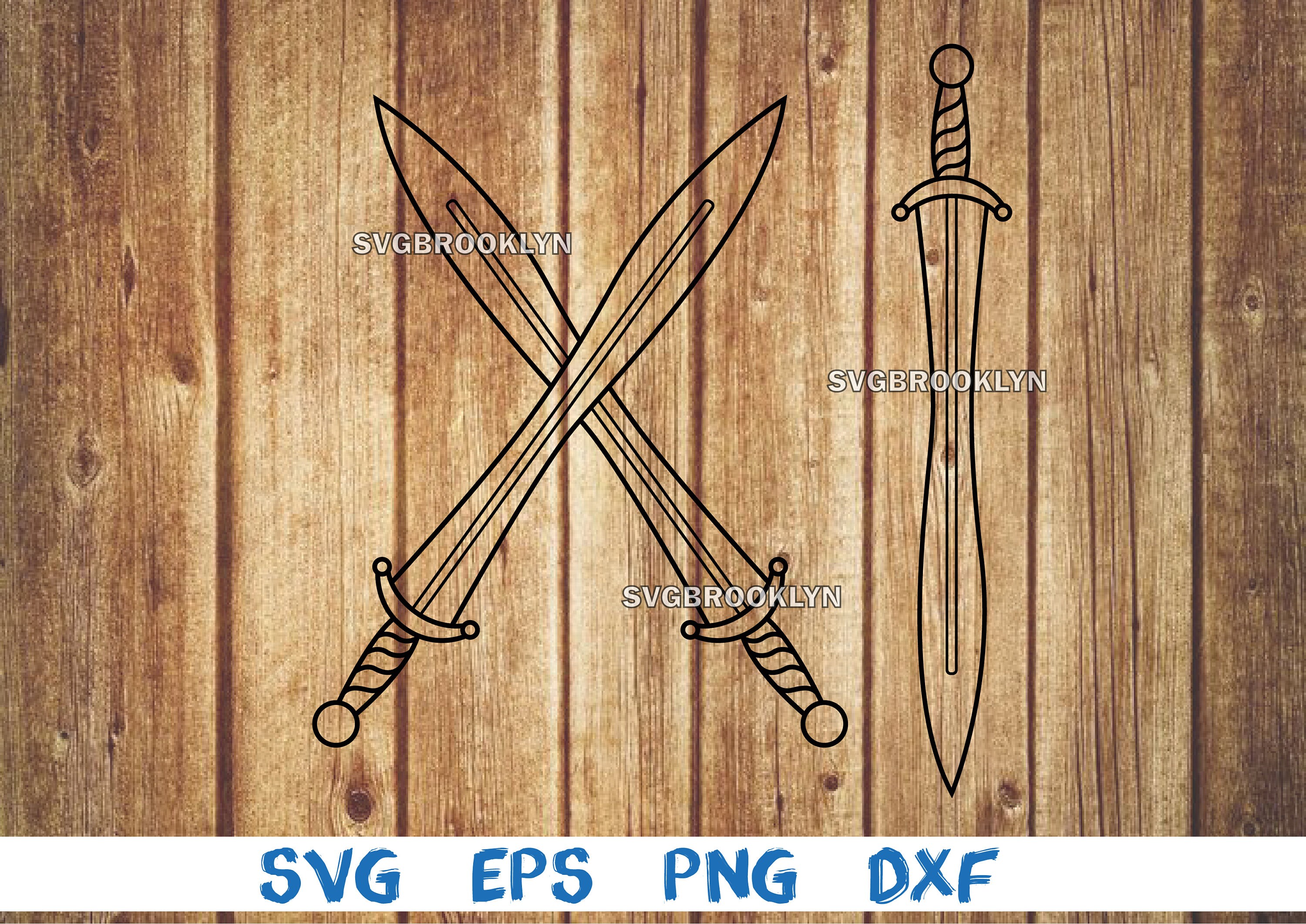 Spartan Sword, Outline, Crossing Spartan Sword, Sword, Spartan, Svg ...