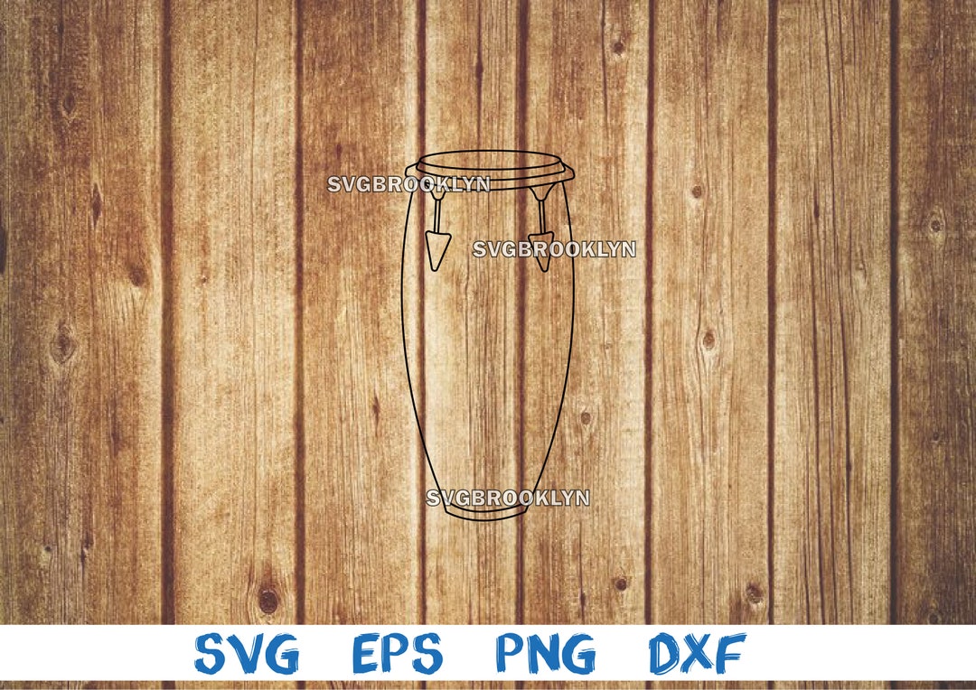 African Conga Drum, Outline, Music, Musical Instrument, Svg, Png, Dxf ...