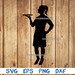 Waitress, Silhouette, Woman, Svg, Png, Eps, Dxf, Digital File - Etsy