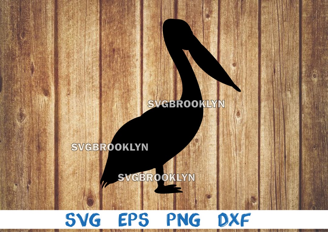 Pelican, Bird, Silhouette, Picture, Svg, Png, Eps, Dxf, Digital ...