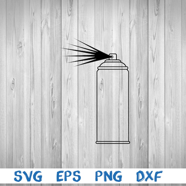 Graffiti Spray Can Svg - Etsy