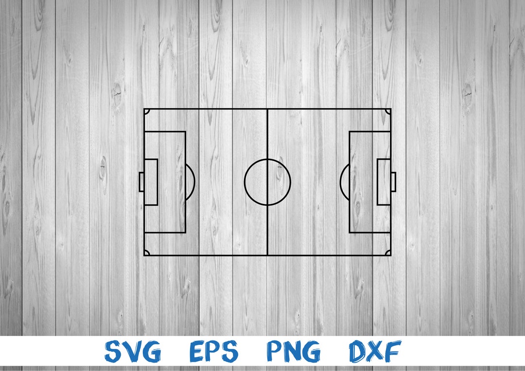 Soccer Field, Outline, Soccer, Svg, Png, Eps, Dxf, Digital File - Etsy