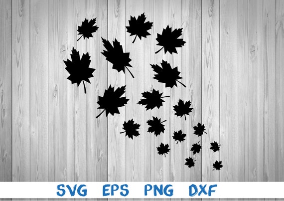 Flying Maple Leaves Falling Maple Leaves Maple Leaves | Etsy