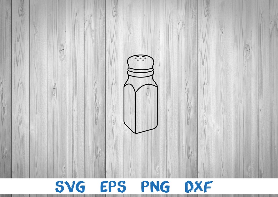Salt Shaker, Outline, Picture, Svg, Png, Eps, Dxf, Digital File - Etsy