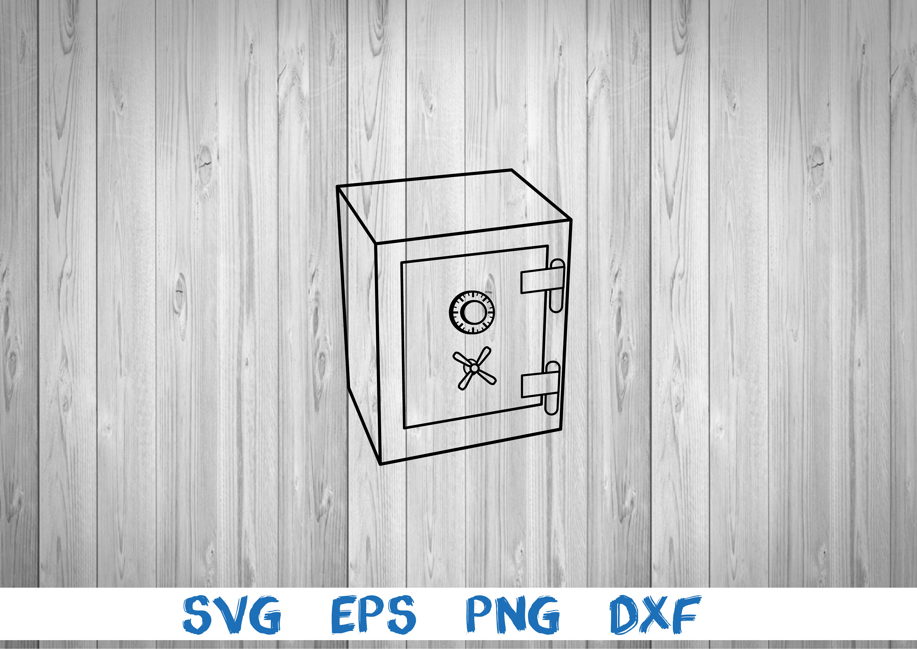 Security Safe Box, Silhouette, Picture, Svg, Png, Eps, Dxf, Digital ...