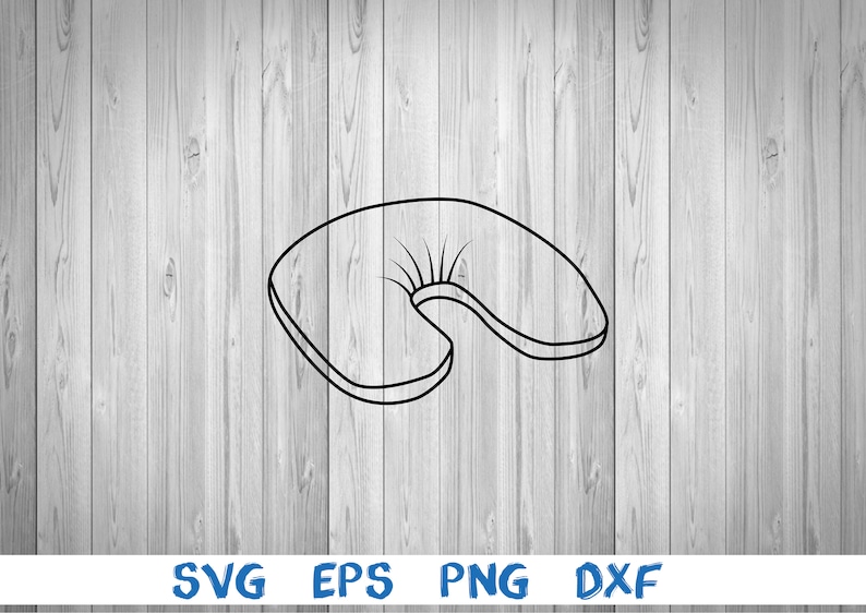 Neck Pillow, Outline, Picture, Svg, Png, Eps, Dxf, Digital Download ...