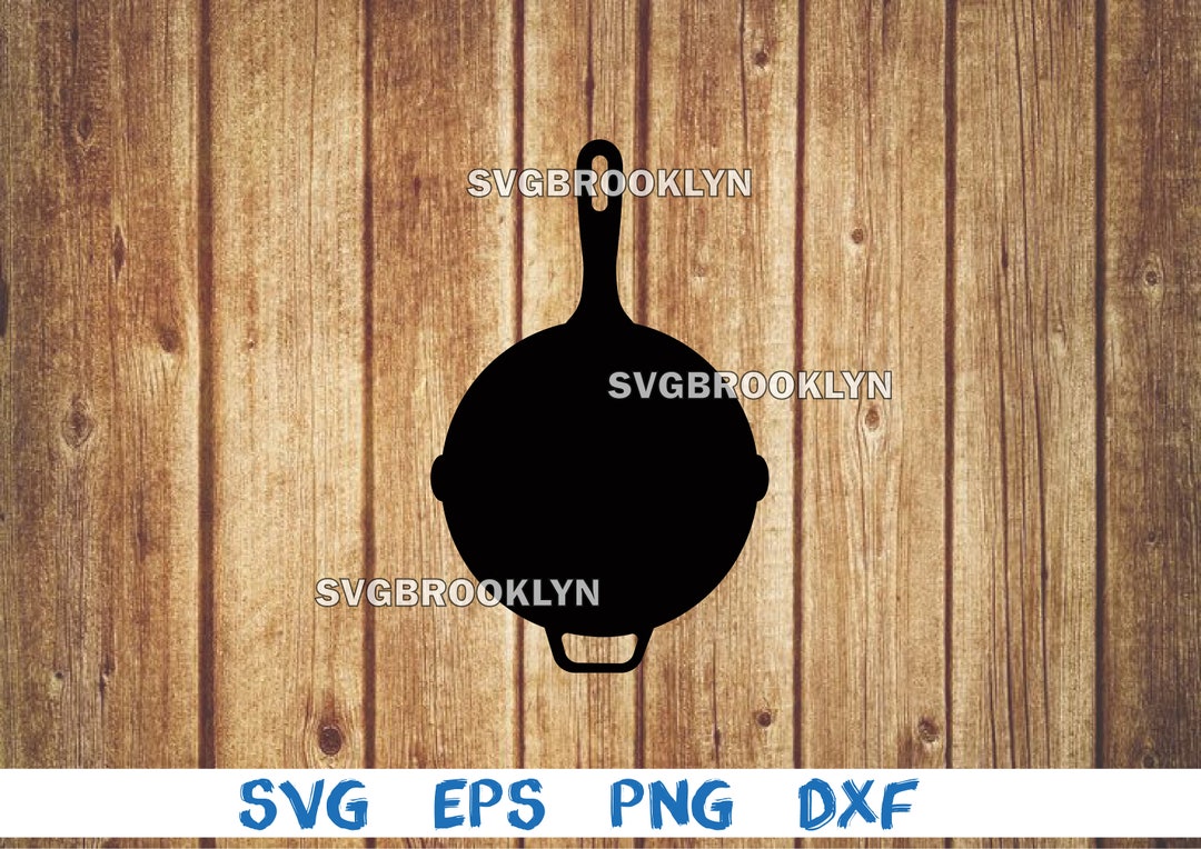 Cast Iron Skillet, Silhouette, Icon, Kitchen, Skillet, Svg, Png, Eps ...