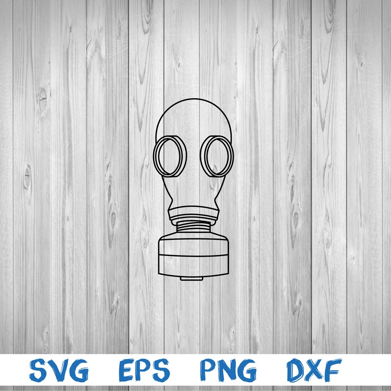 Gas Mask Svg - Etsy