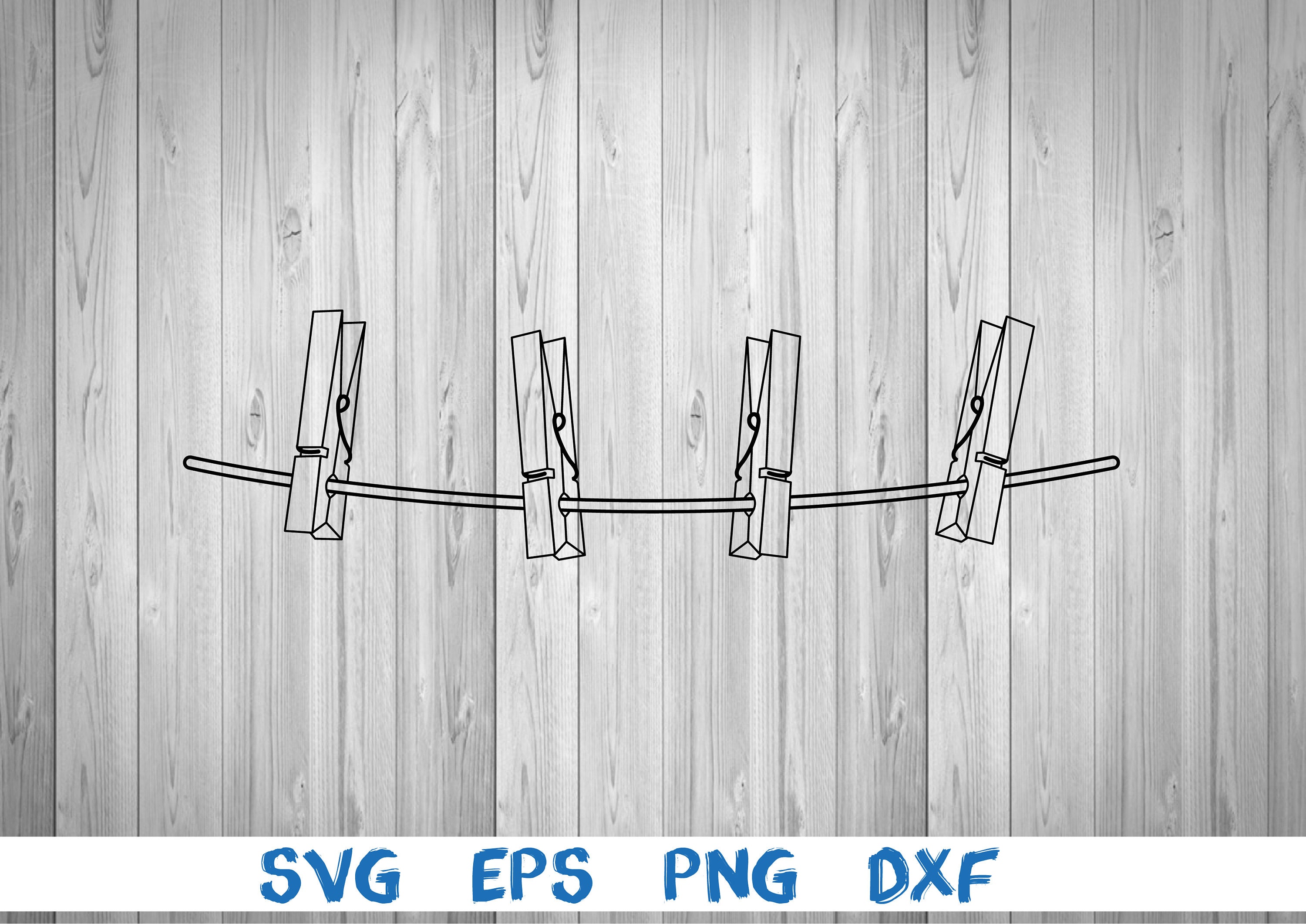 Wäscheklammer, Wäscheklammer aus Holz, Silhouette, Bild, svg, png, eps ...
