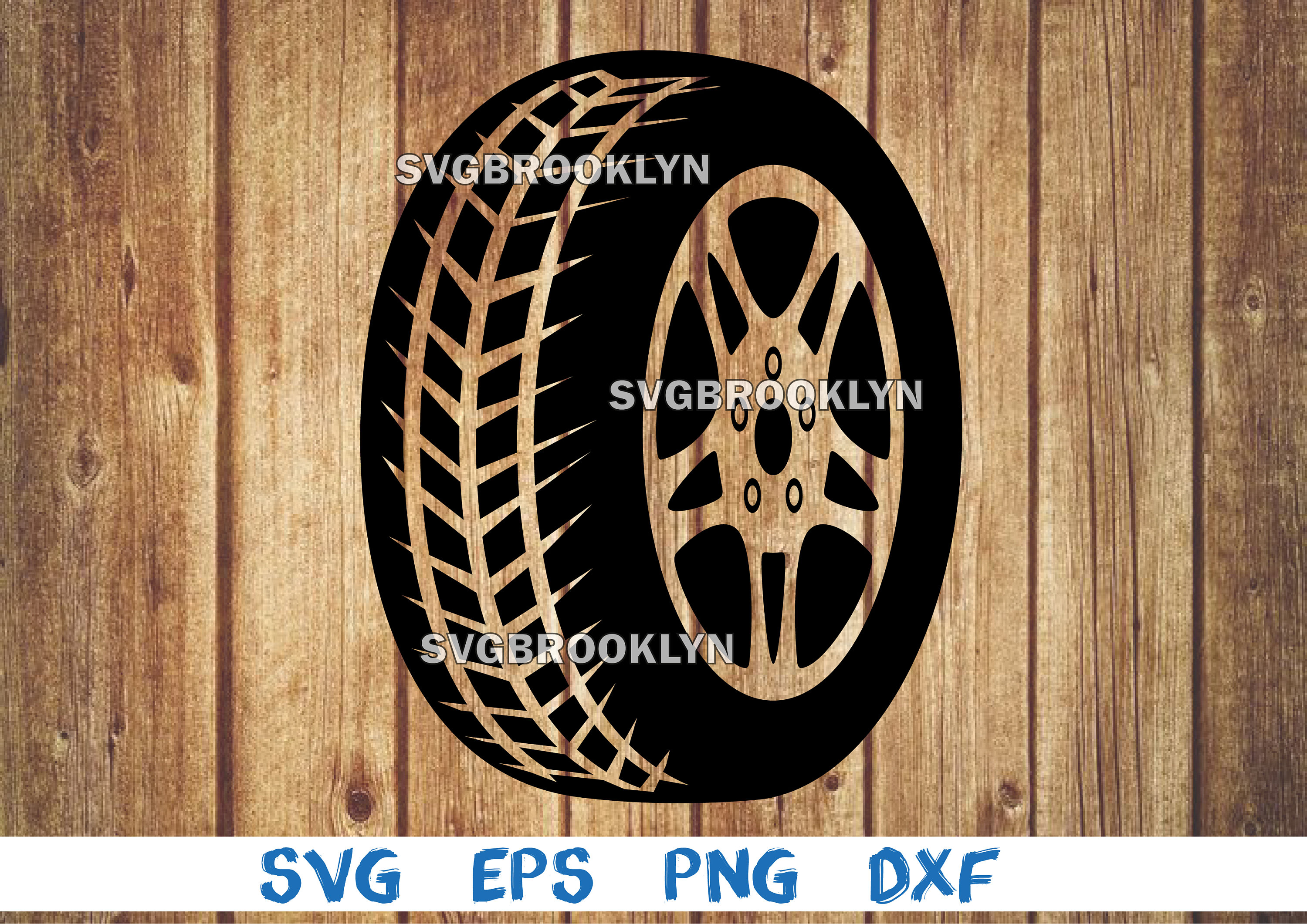 Tire Car Tire Wheel Rim Svg Png Eps Dxf Digital Cricut - Etsy Canada