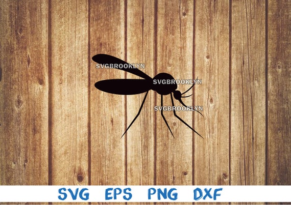 Mosquito Animal Silhouette Svg Png Eps Dxf Digital File - Etsy