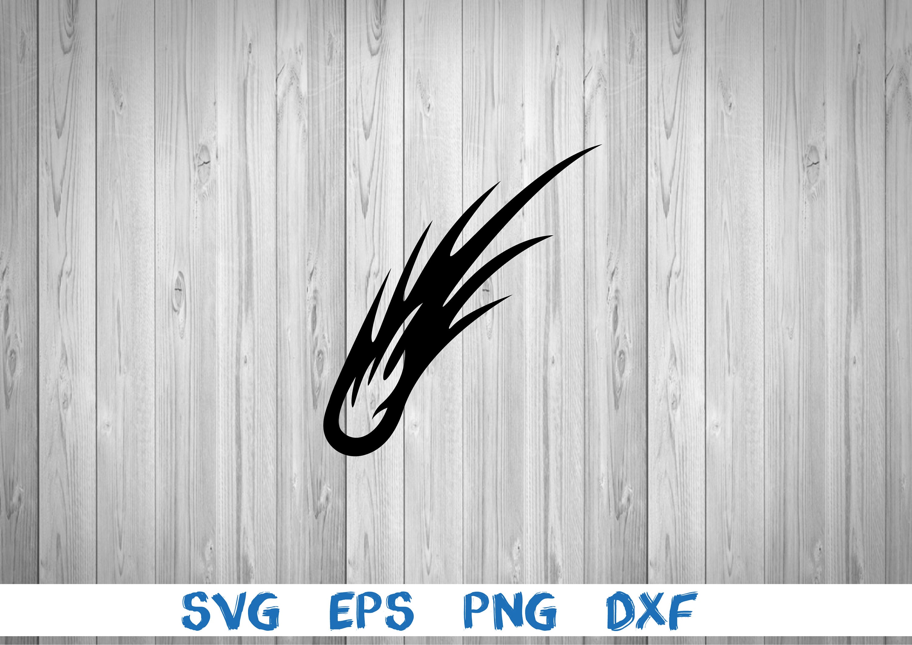 Comet Silhouette Picture Star Sky Svg Png Eps Dxf | Etsy