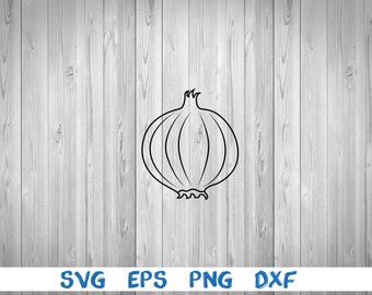 Onion Dxf File - Etsy