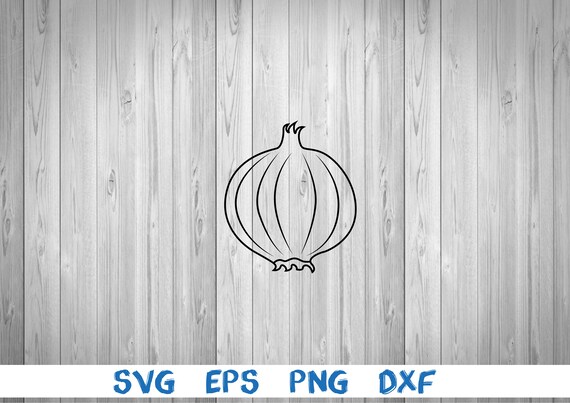 Onion Outline Picture Food Svg Png Eps Dxf Digital | Etsy