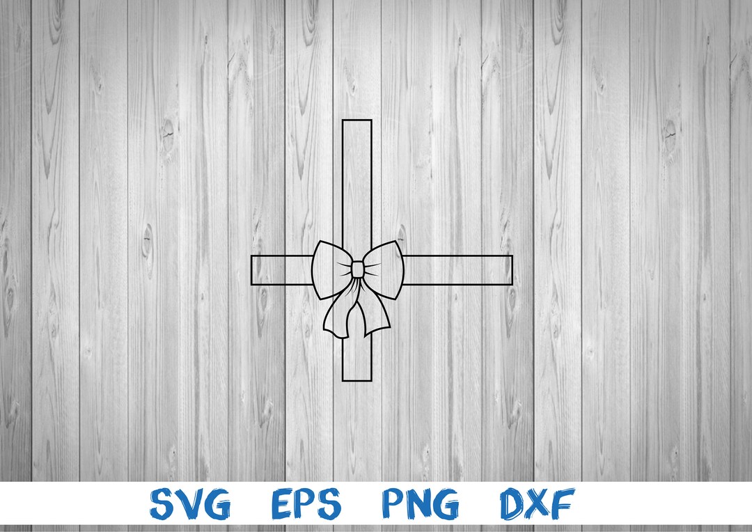 Gift Ribbon, Outline, Gift Bow, Bow, Picture, Svg, Png, Eps, Dxf ...