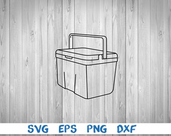 Ice Chest Svg, Beer Bucket Clipart, Long Neck Ice Cold Beer Png, Cooler ...