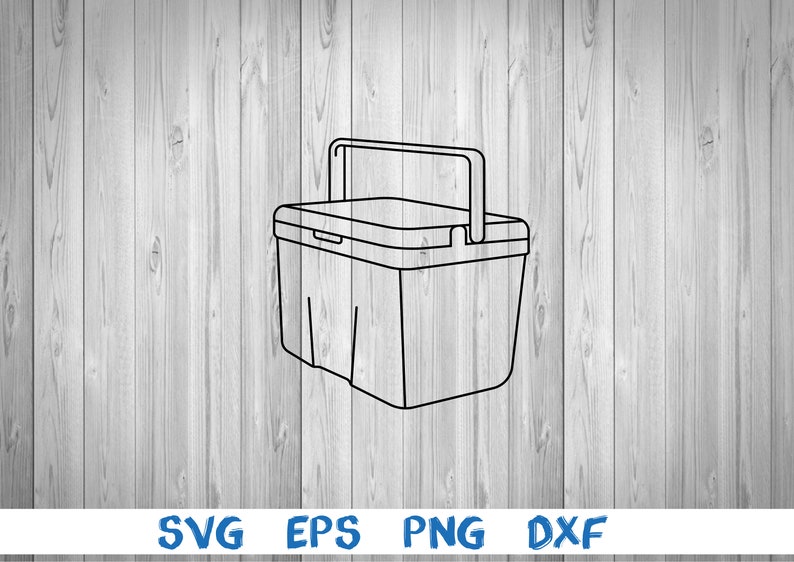 Cooler, Ice Chest, Portable Cooler, Camping Cooler, Outline, Silhouette ...