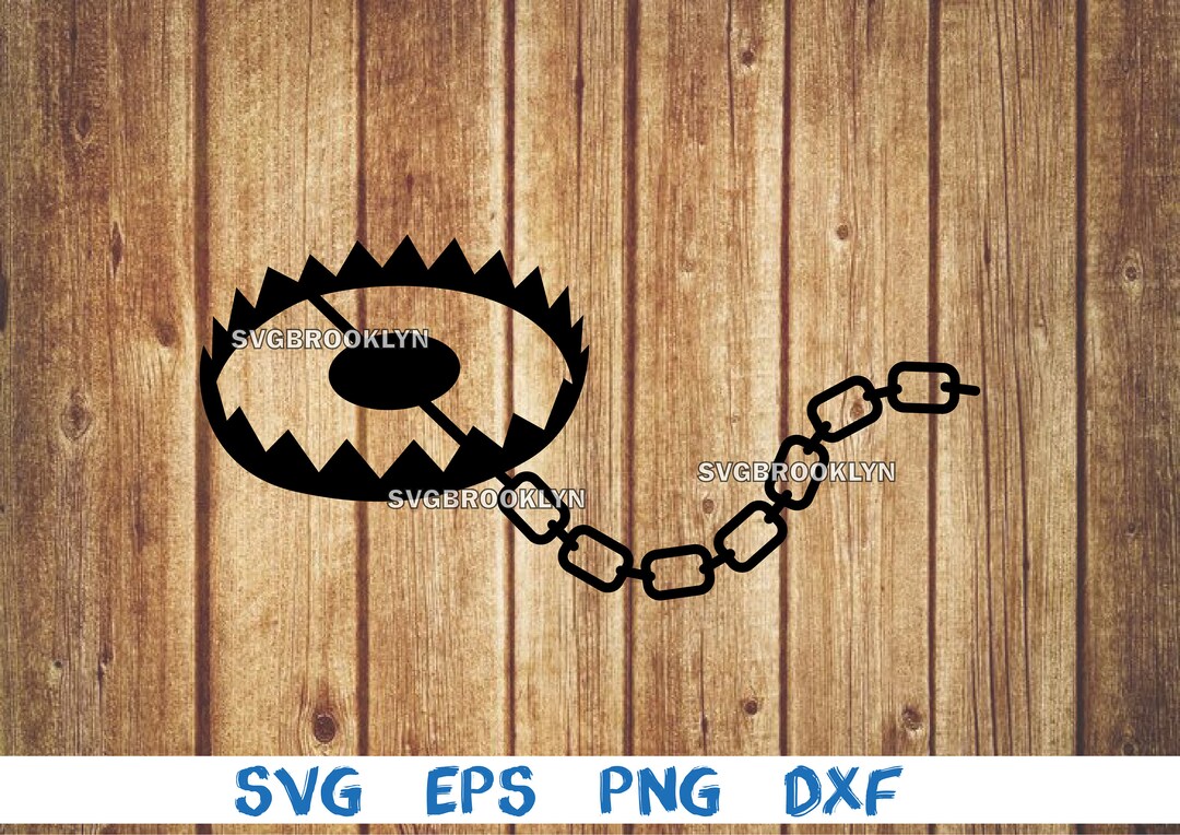 Metal Animal Trap, Animal Trap, Silhouette, Svg, Png, Eps, Dxf, Digital ...