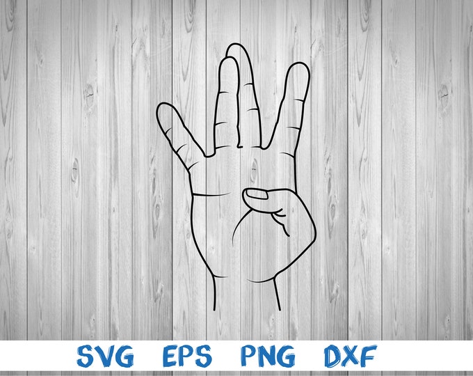 West Side Hand Gesture Svg, Westside Hand Sign Svg, Westsider, W ...