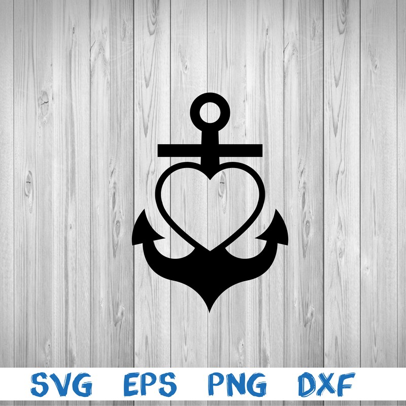Anchor and Heart - Etsy