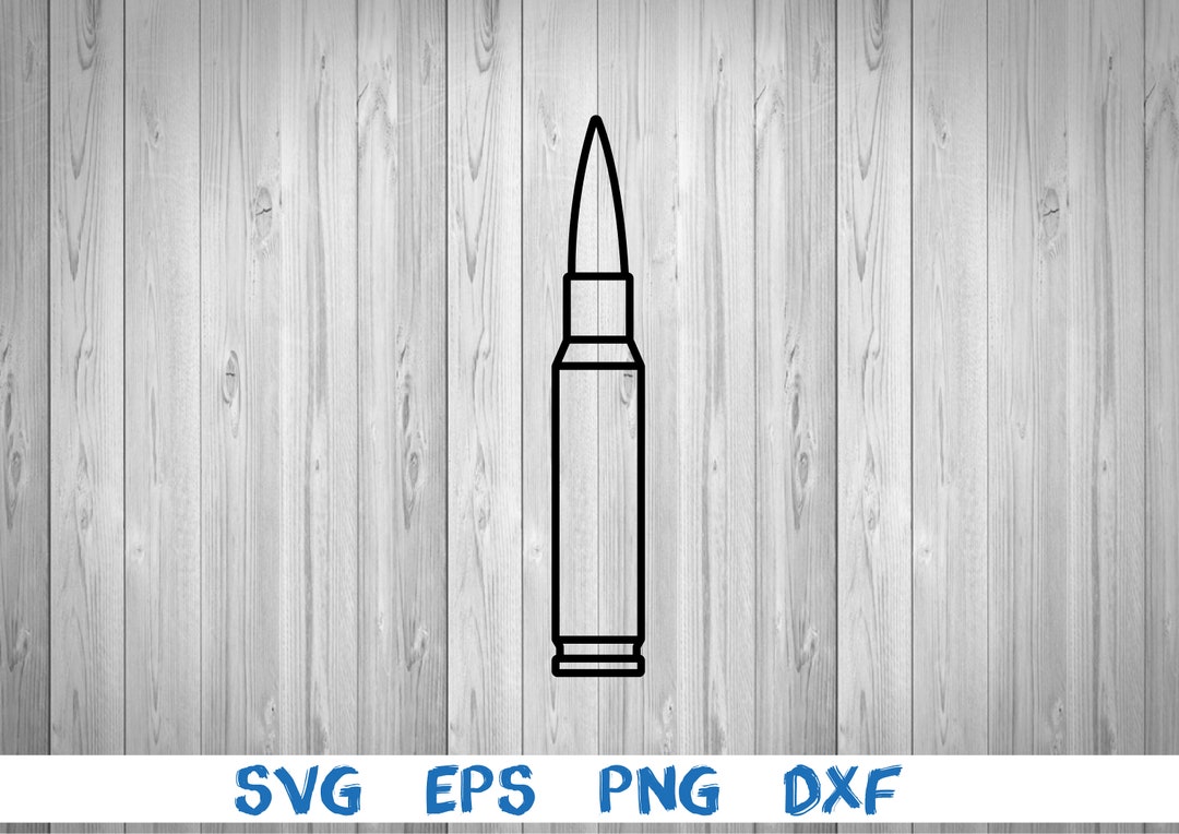 Bullet, Silhouette, Picture, Svg, Png, Eps, Dxf, Digital Download File ...