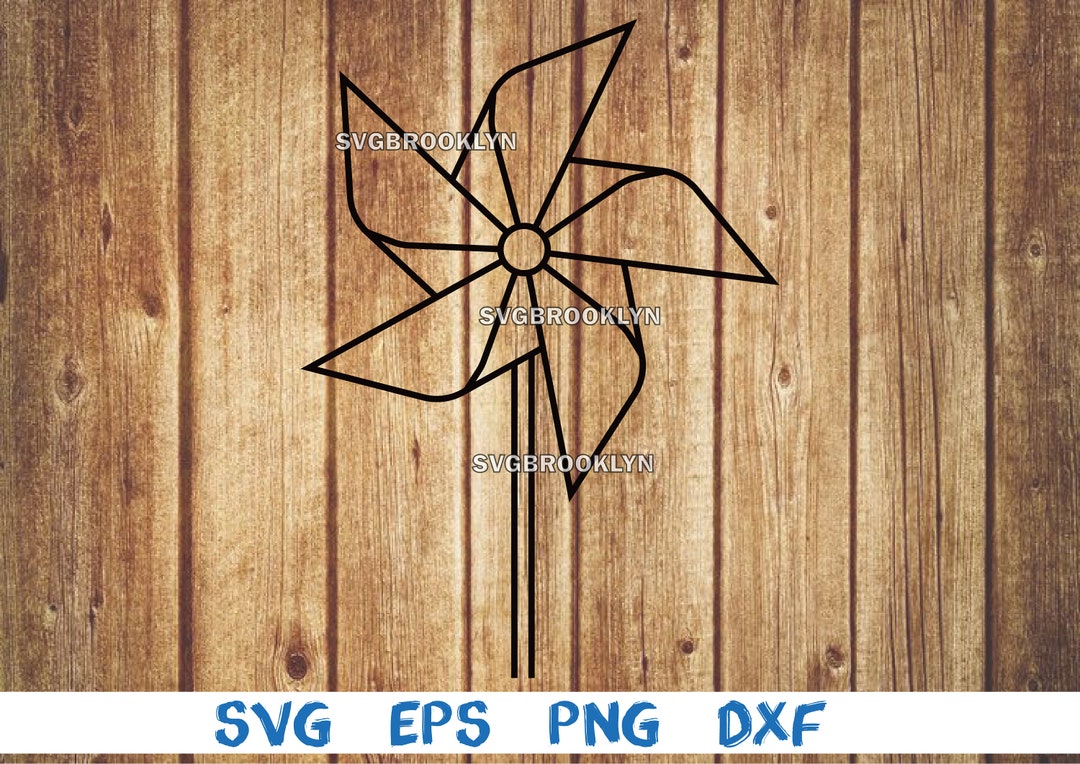 Pinwheel, Outline, Svg, Png, Eps, Dxf, Digital File - Etsy