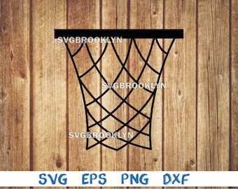 Basketball Net Design Digital Download SVG & PNG File - Etsy