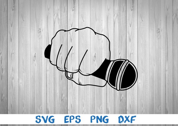 Hand Holding Microphone Hand With Microphone Microphone - Etsy