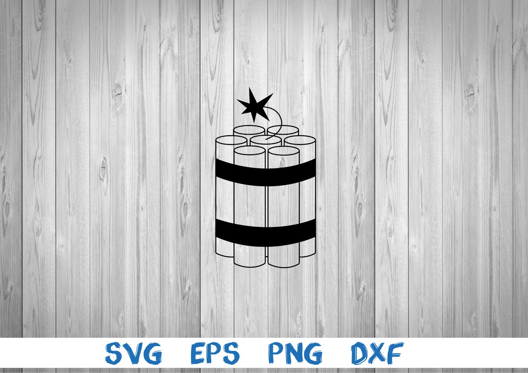 Dynamite, Dynamite Sticks, Outline, Silhouette, Picture, Svg, Png, Eps ...