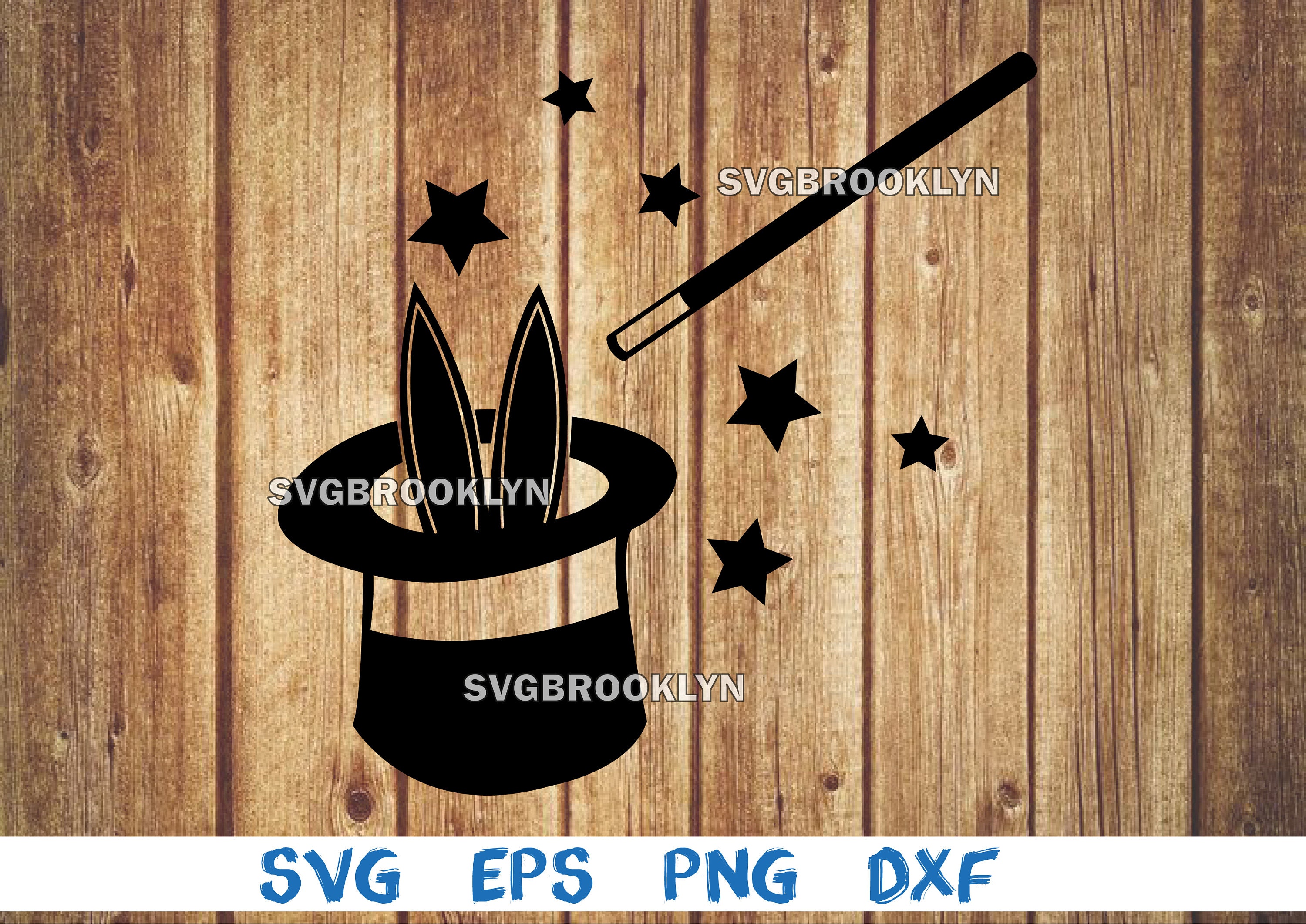 Magic Hat Magic Wand Rabbit Bunny Rabbit Into Hat | Etsy