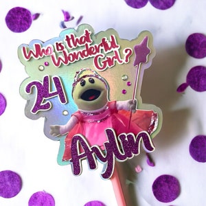 Nanalan Cake Topper, Wonderful Girl Cake Topper, Nanalan Birthday Party ...
