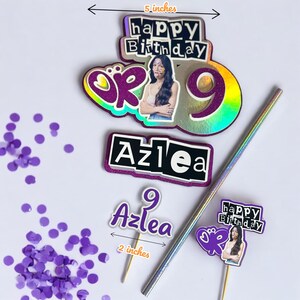 Olivia Rodrigo Cake Topper: Handmade Singer Birthday Party Decor - Etsy