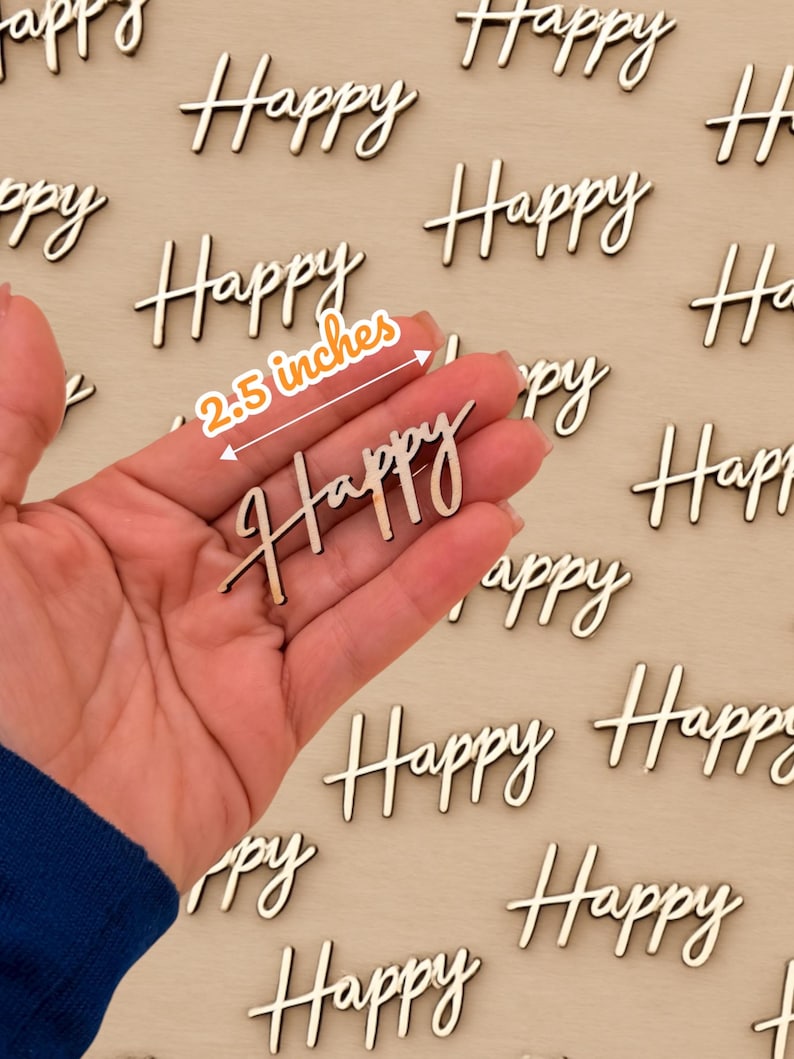 Custom Wooden Confetti, Personalized Table Scatter Party Decorations - Etsy