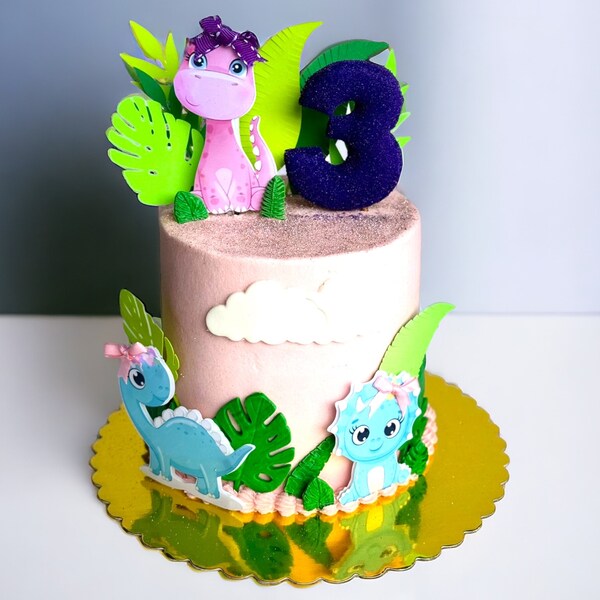 Dino Cake Topper - Etsy