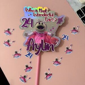 Nanalan Cake Topper, Wonderful Girl Cake Topper, Nanalan Birthday Party ...