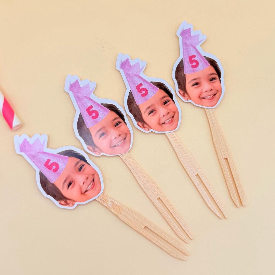 Personalized Face Forks : Custom Face Birthday Party Decorations - Etsy