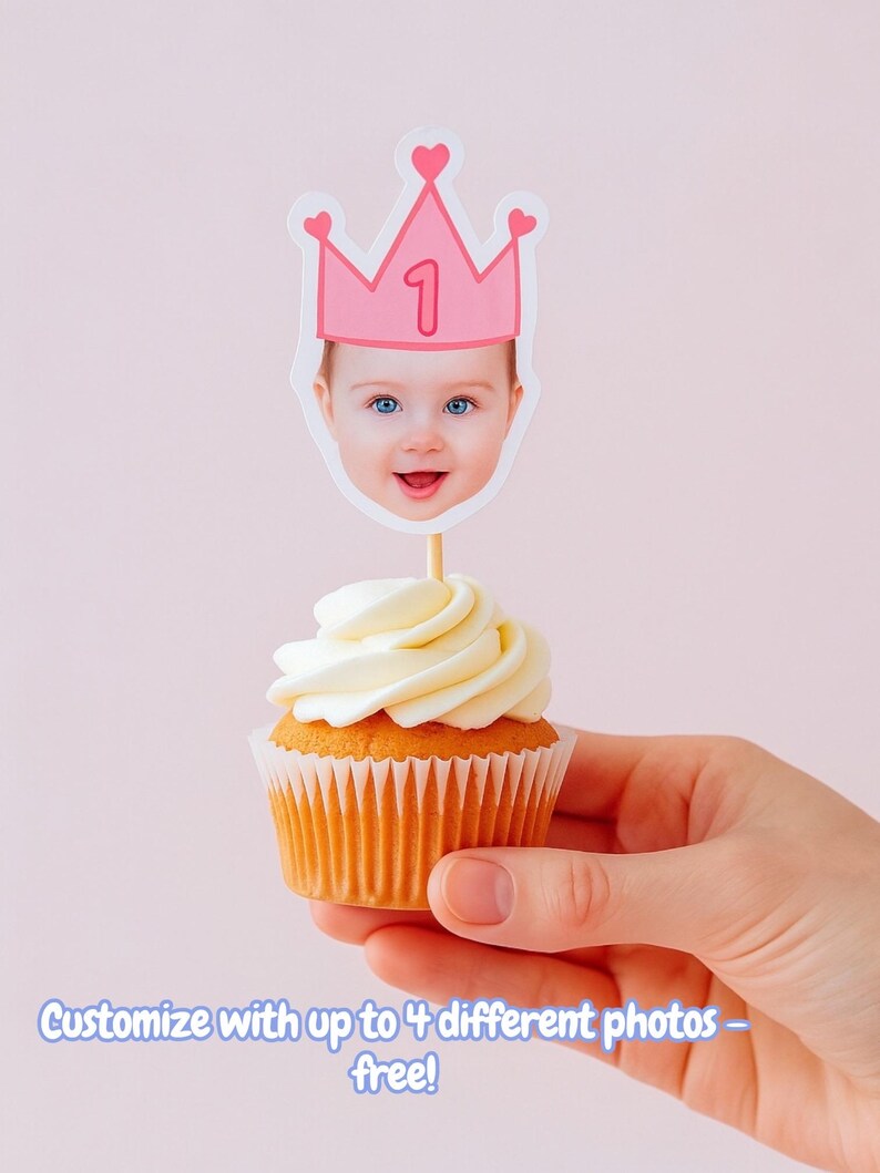 Custom First Birthday Stickers - Waterproof Vinyl Party Decorations - Etsy