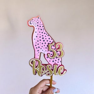 Preppy Cupcake Toppers for Girls, Custom Safari Animal Cupcake Toppers ...